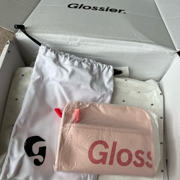 Glossier | Bags | Exclusive Philly Glossier Mini Makeup Bag | Poshmark